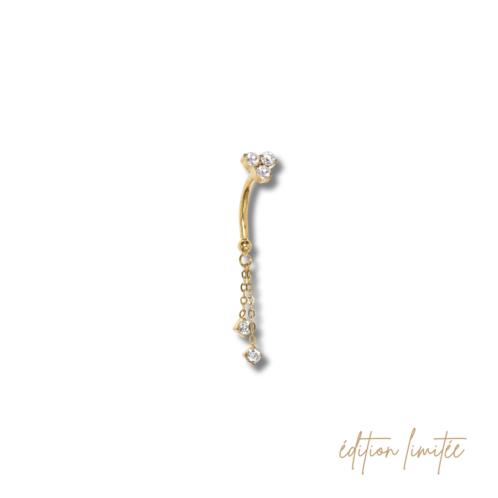Piercing Joueuse pour le Rook avec strass – By Les Audacieuses